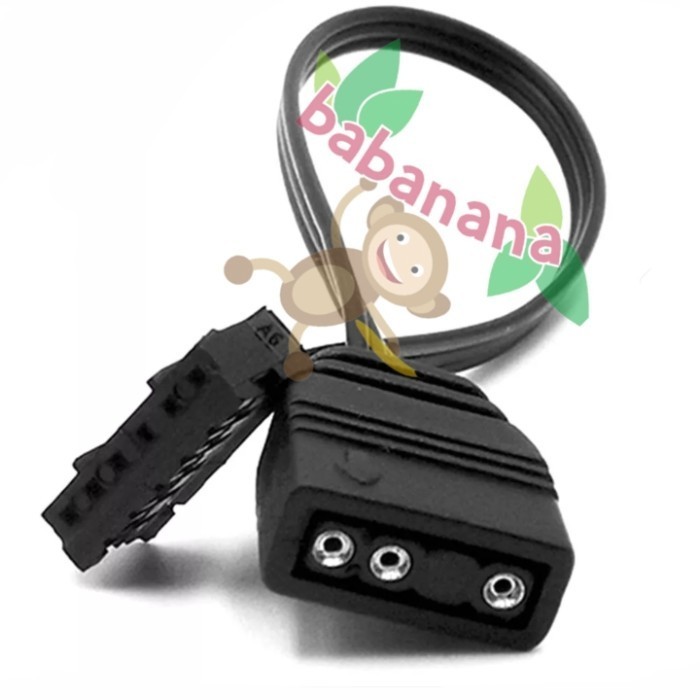Jual Kabel converter rgb 5v 3 pin to 6 pin adapter converter led ...