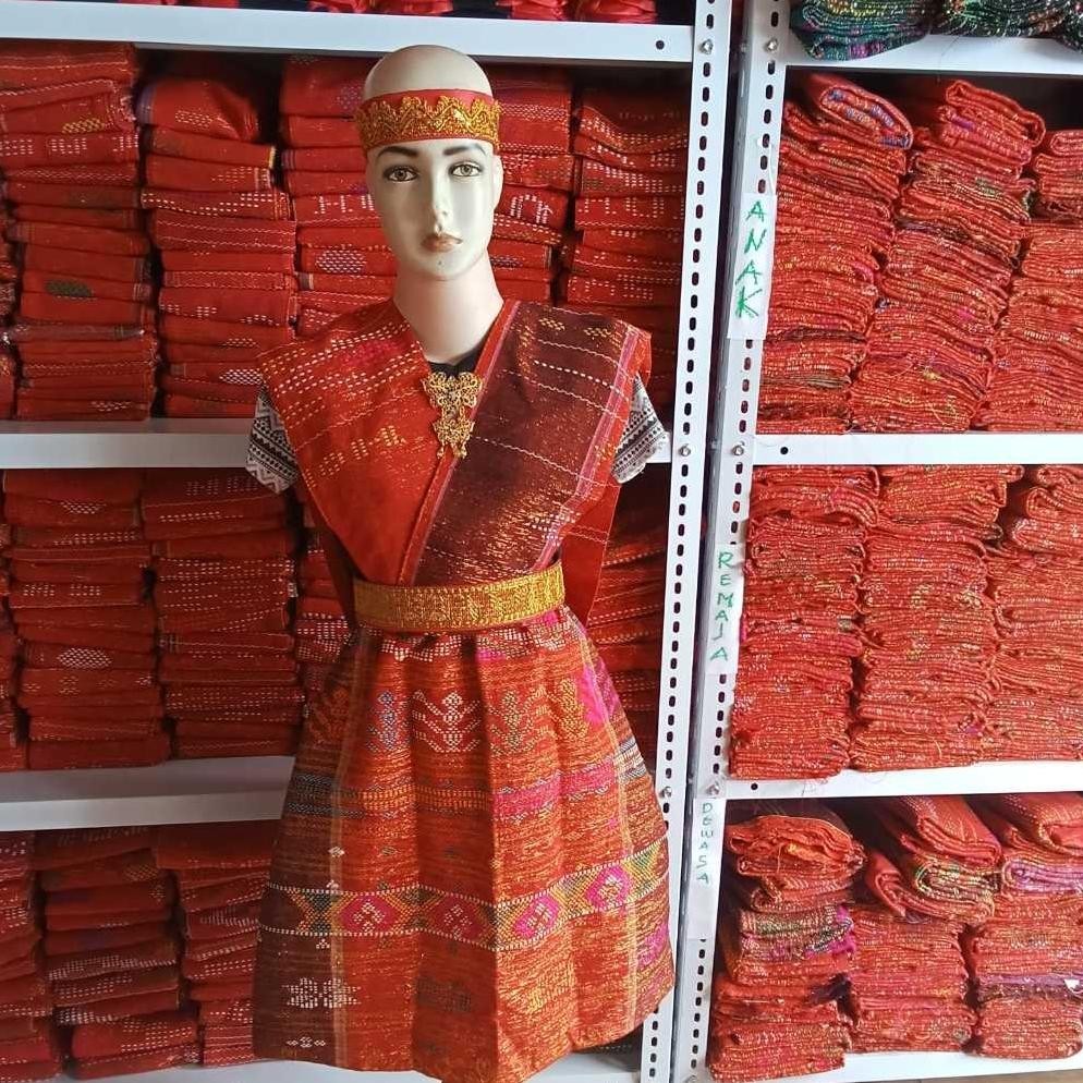 Jual BAJU ADAT / PAKET LENGKAP MENARI ANAK / ULOS BATAK TOBA | Shopee Indonesia