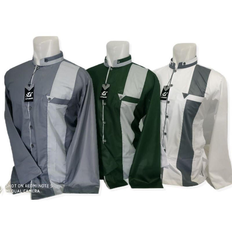 Jual CG9 Baju Atasan Madani Lengan Panjang/Baju Koko Madani Merek ...