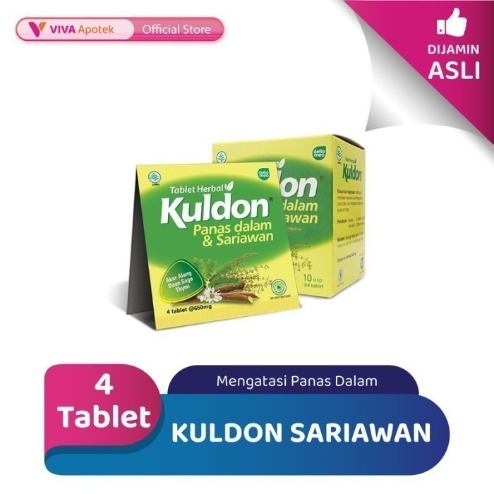 Jual Kuldon Sariawan Mengatasi Panas Dalam & Tenggorokan Kering (4 ...