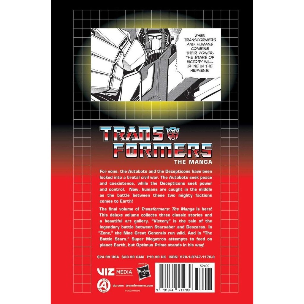Jual TRANSFORMERS THE MANGA VOL 3 HC - VIZ MEDIA MANGA COMIC KOMIK IMPORT | Shopee Indonesia
