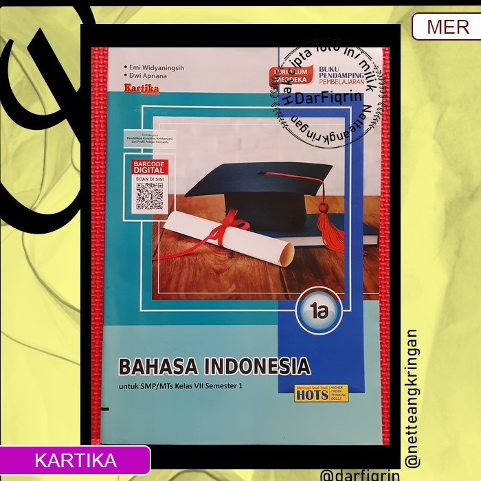 Jual LKS Bahasa Indonesia Kelas 7 8 Semester 1 SMP/MTs KURMER Kurikulum Merdeka-Kartika-HOTS-Emi ...