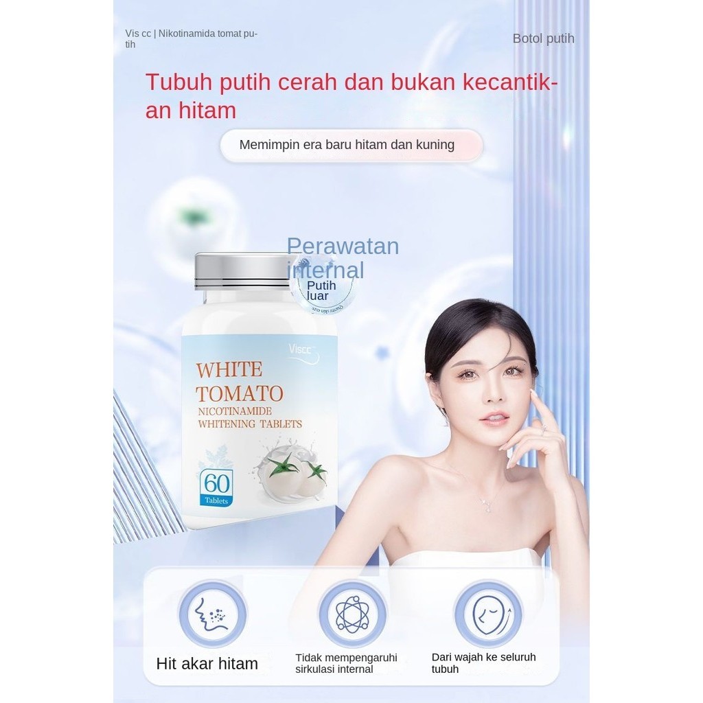 Jual Whitening Grape Seed White Tomato Whitening Tablets/Brightening ...