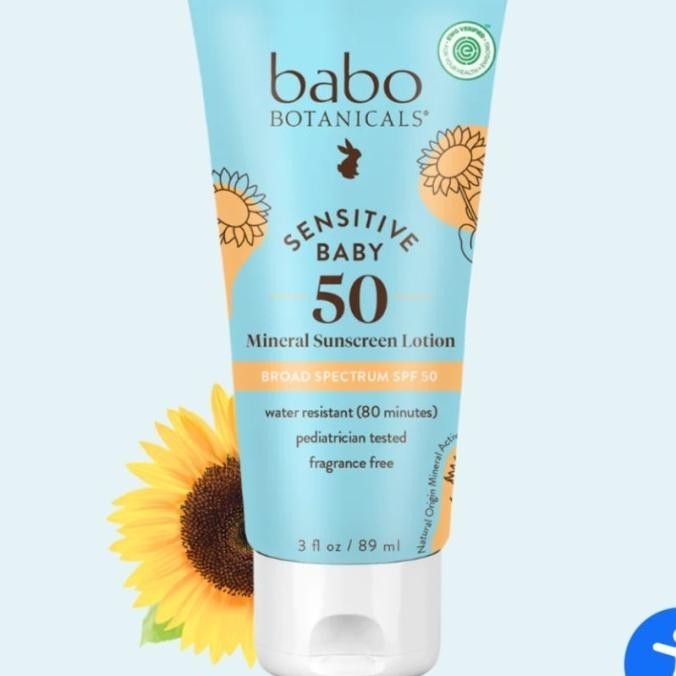 Jual Babo Botanicals Baby Face Mineral Sunscreen Stick SPF 50 Organic ...