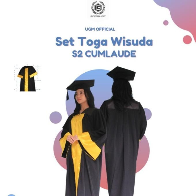 Jual Baju Toga Wisuda S2 Cumlaude Official By Kopma Ugm | Shopee Indonesia