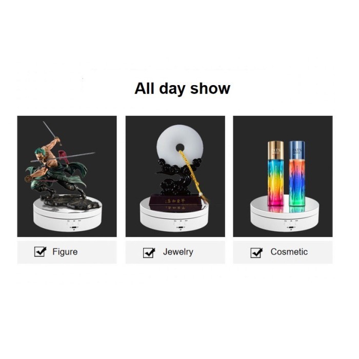 Jual Alat Alas Putar Produk Rotating Display Perlengkapan Studio Stand ...