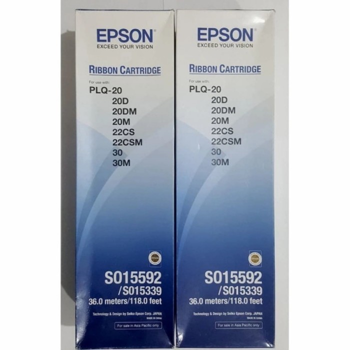 Jual Epson Ribbon Cartridge / Pita / Tinta Plq-20 Plq 20 Original (3 ...