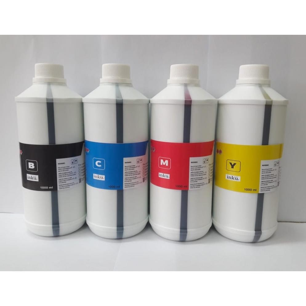 Jual Tinta Dye INKU For Epson @ 1liter, CMYK, LC & LM | Shopee Indonesia