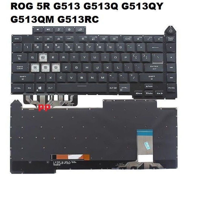 Jual Keyboard Asus Rog Strix G15 G513 G513RC G513RM G513RW G513QR ...
