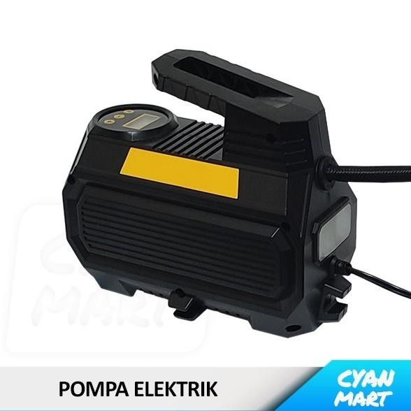 Jual Pompa Ban Mobil Portable Air Compressor Tire Inflator + Emergency ...