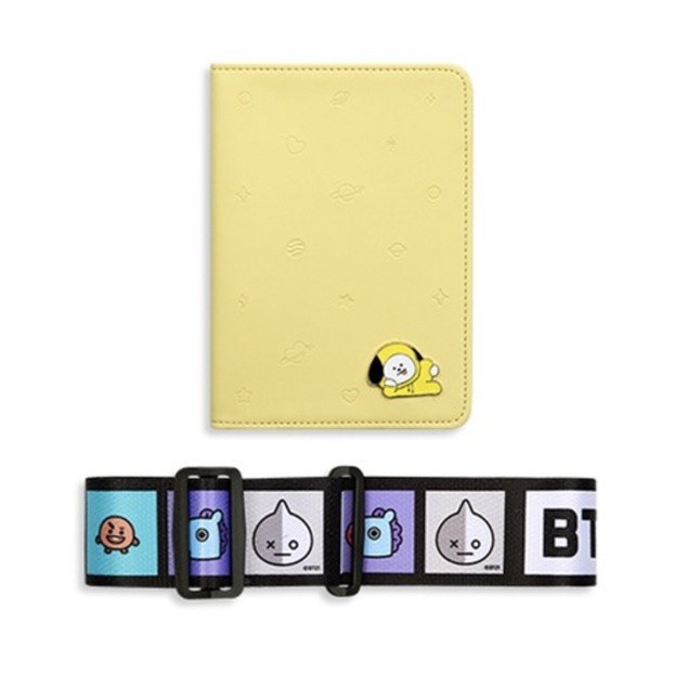 Jual Line Friends / Tas Paspor BT21 + Set Sabuk Pembawa Koper / Pola ...