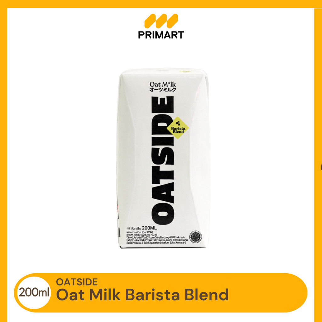 Jual Oatside Mini Straw Milk Barista Blend Susu Oat Kemasan Sedotan ...