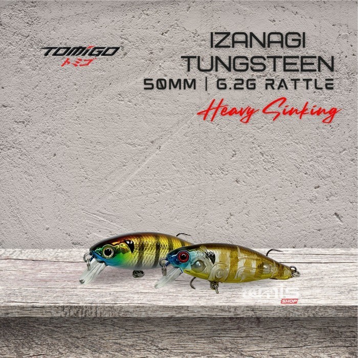 Jual Lure Tomigo Izanagi Tungsten Heavy Sinking Minnow 50Mm 6.2Gr ...