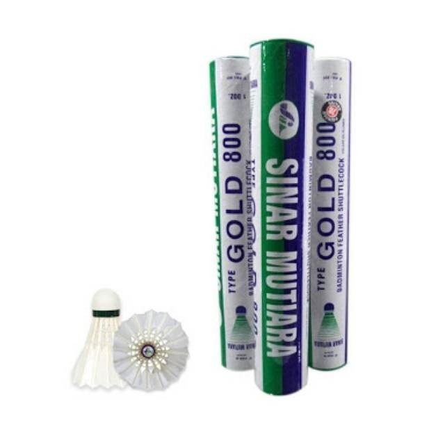 Jual Kok Sinar Mutiara Gold 800 Shuttlecock Kock Badminton Bulutangkis ...