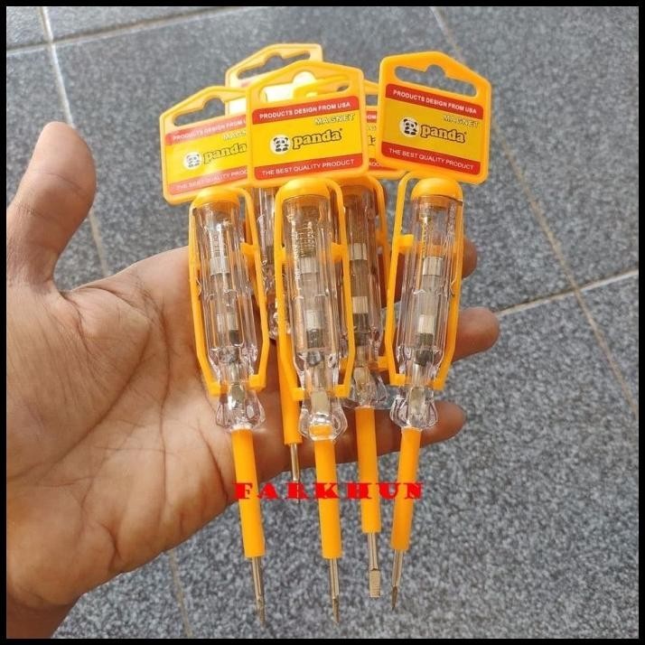 Jual DISKON TERBAIK ORIGINAL OBENG LISTRIK TESPEN MINUS TES PEN TESTER ...