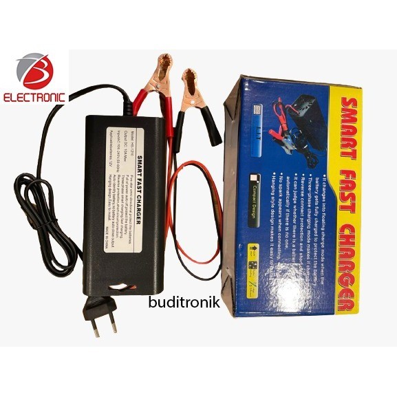 Jual Menarik Smart Fast Charger Accu / Aki 12V 10A Cas Aki 10 A Bisa ...