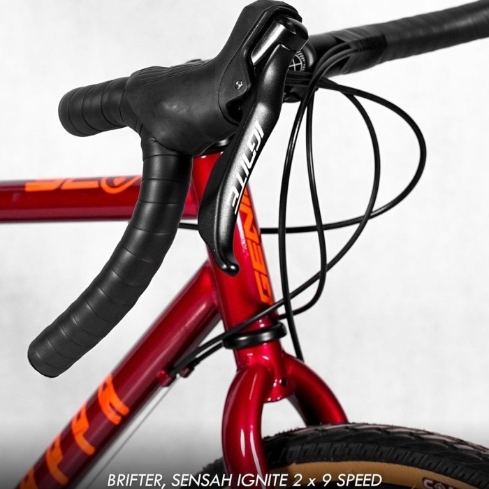 Jual Sepeda Gravel Genio Scappa S2 700C 18 Speed Road Bike | Shopee ...