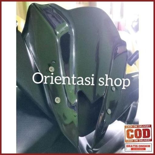 Jual Hot Promo Visor Yamaha Aerox 155 Winsil Windshield Aerox Hitam ...