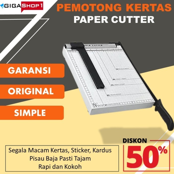 Jual Alat Mesin Pemotong Potong Kertas A4 Hvs Stiker Manual Paper Cut ...