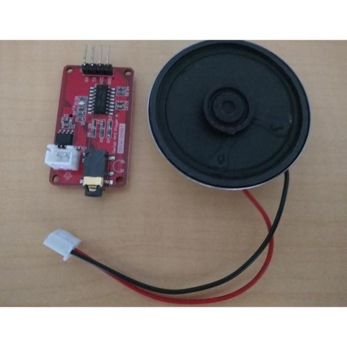 Jual UART Serial MP3 Player Modul Module Arduino Wav Amplifier Speaker ...
