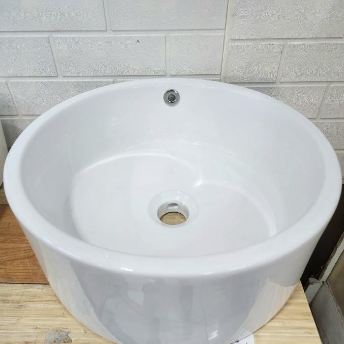 Jual Wastafel Bulat K69 wastafel Keramik Atas Meja CV Megah Jaya ...