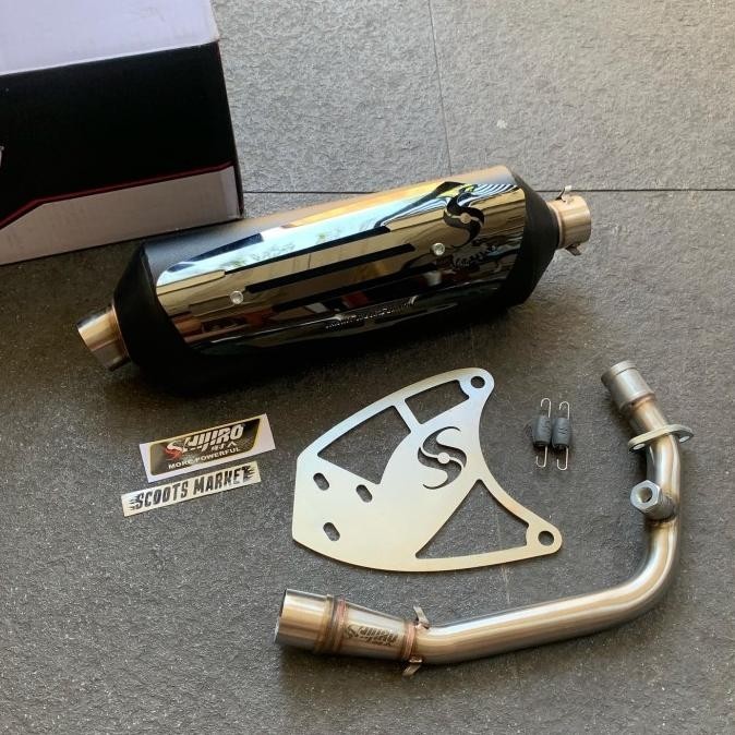 Jual Knalpot Shijiro Standar Racing Special Edition Black Sprint Prima ...