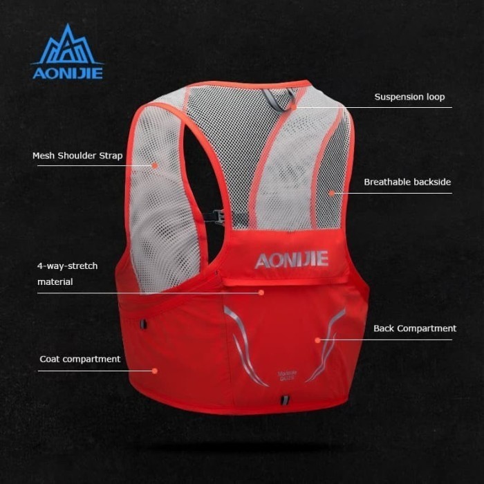 Jual Aonijie C932 Pack Vest Rompi Lari Backpack Original | Shopee Indonesia