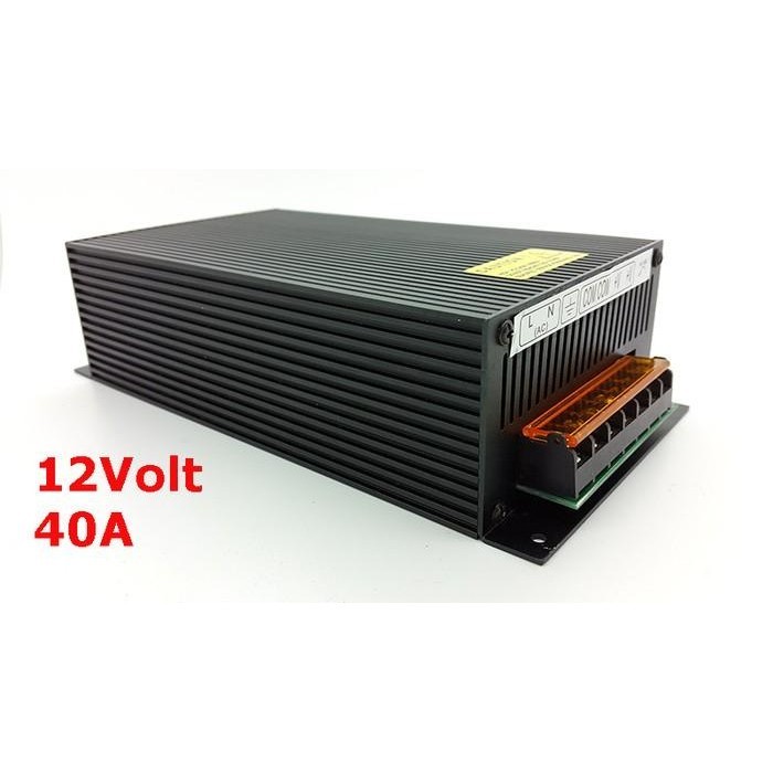 Jual POWER SUPPLY 12V 40A (ADAPTOR) SWITCHING 12V (12 VOLT) 40 AMPERE ...