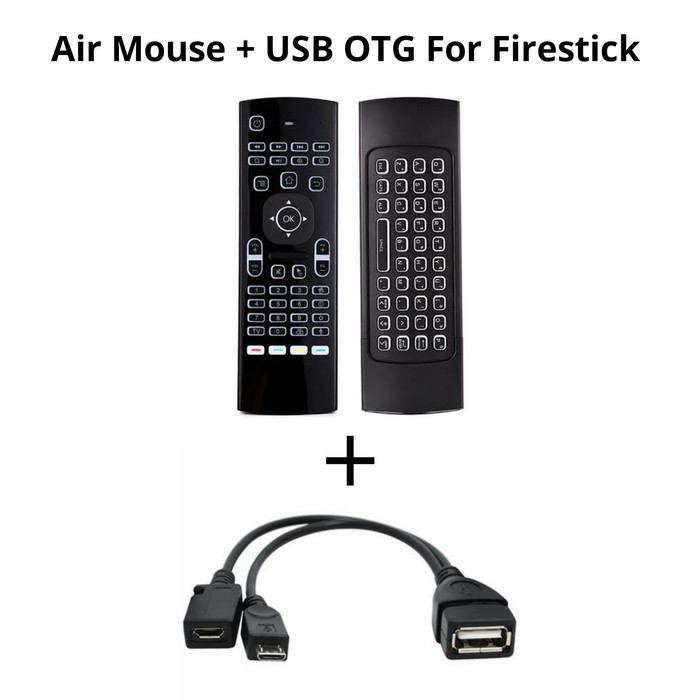 Jual Air Mouse + OTG USB For Fire TV Stick | Shopee Indonesia