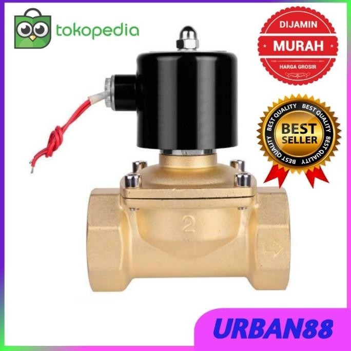 Jual Electric Solenoid Water Valve 1 Inch 220V Solenoid Kuningan Dn25 | Shopee Indonesia