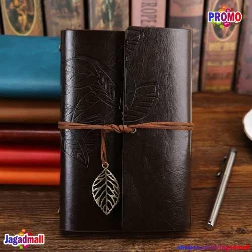 Jual Buku Catatan Binder Kulit Retro Leaf Kertas B7 | Shopee Indonesia
