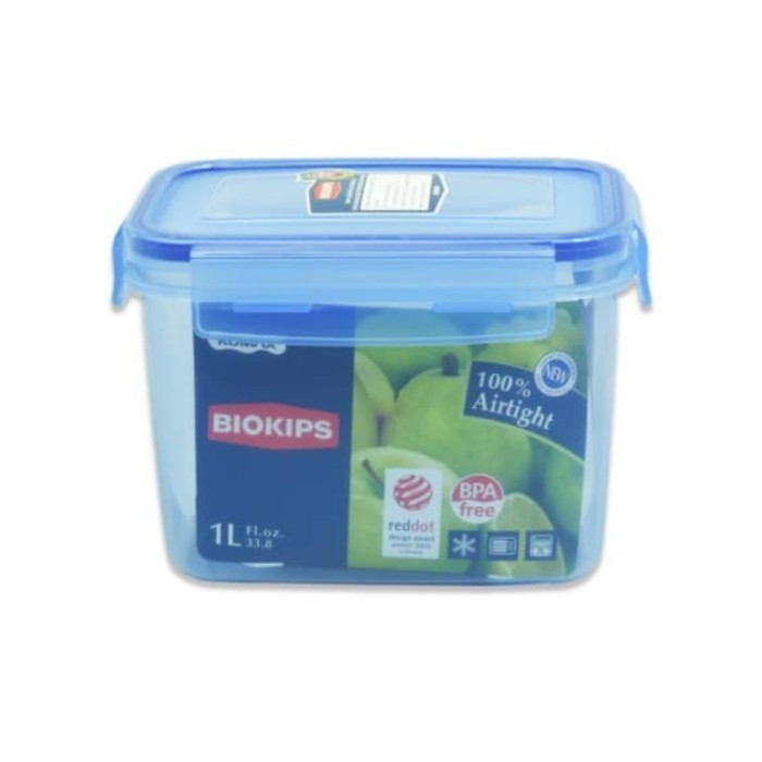 Jual Komax Biokips Tempat Makan Persegi Panjang 1 Liter | Shopee Indonesia
