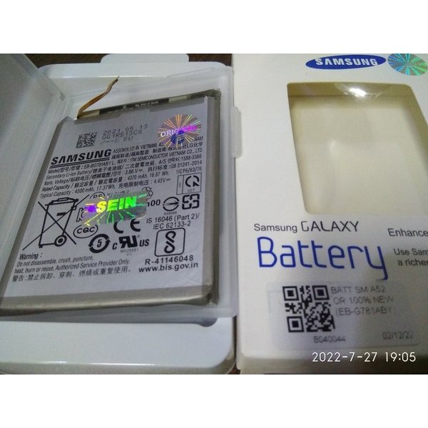 Jual (BK BODA) eh ada Lagi Genuine Batu Batre Battery Baterai Samsung Galaxy A515 A515F A51 EB ...