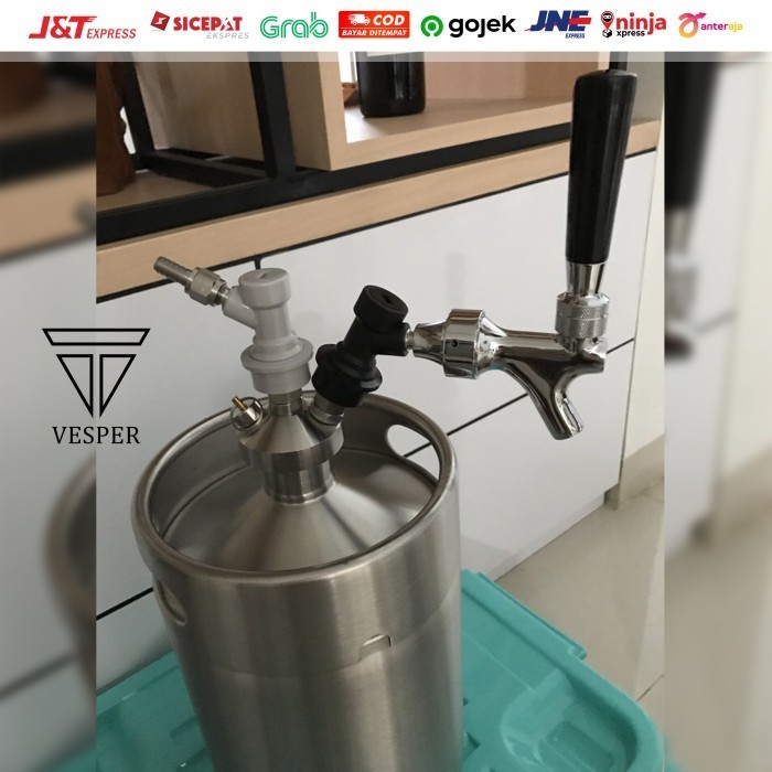 Jual Nitro Coffee Keg / Cornelius Keg / Mini Beer Keg / Nitro Cold Brew ...