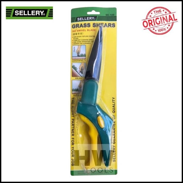 Jual GUNTING RUMPUT 360 SWIVEL BLADE 340MM GRASS SHEAR 66-180 SELLERY | Shopee Indonesia