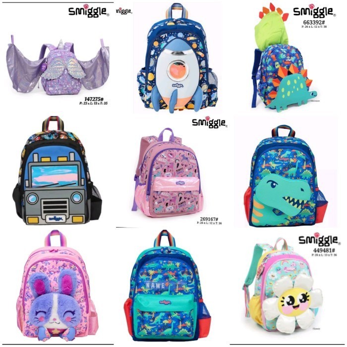 Jual SMUGGLE JUNIOR BACKPACK GIRL BOY/TAS RANSEL ANAK/KADO/ORI/TAS ...