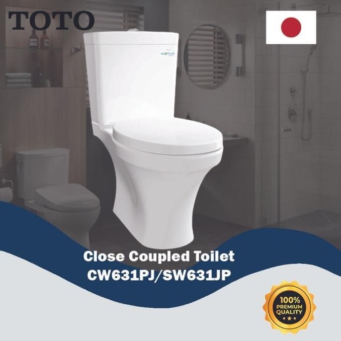 Jual CLOSET DUDUK TOTO CW631J | KLOSET TOILET DUDUK CW 631 J AS 25CM ...