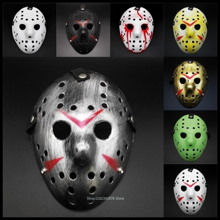 Jual HOT DEAL JASON MASK HOCKEY MASK TOPENG JASON VS FREDDY GOLD ...