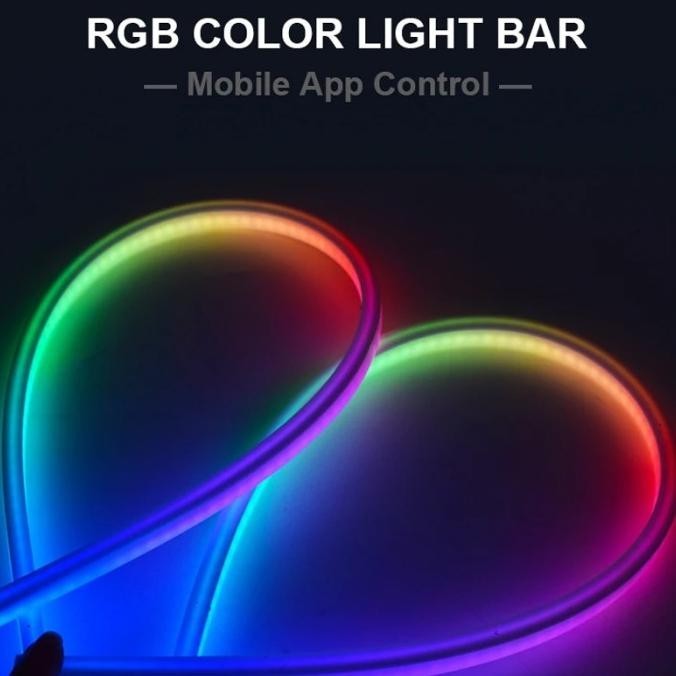 Jual Lampu LED Alis DRL Flexible Matrix WRGB App 30cm 60cm RGB Matrix ...