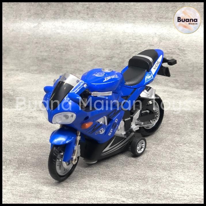 Jual Diecast Super Motor Gp Light N Sound Mainan Anak Motoran Balap ...