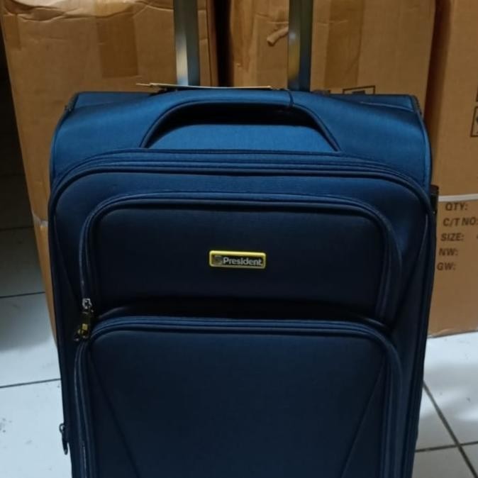 Jual koper president bahan kain size 24 inch utk di bagasi | Shopee ...