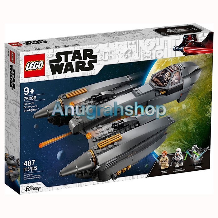 Jual LEGO 75286 STAR WARS General Grievous Starfighter - Blocktopia ...