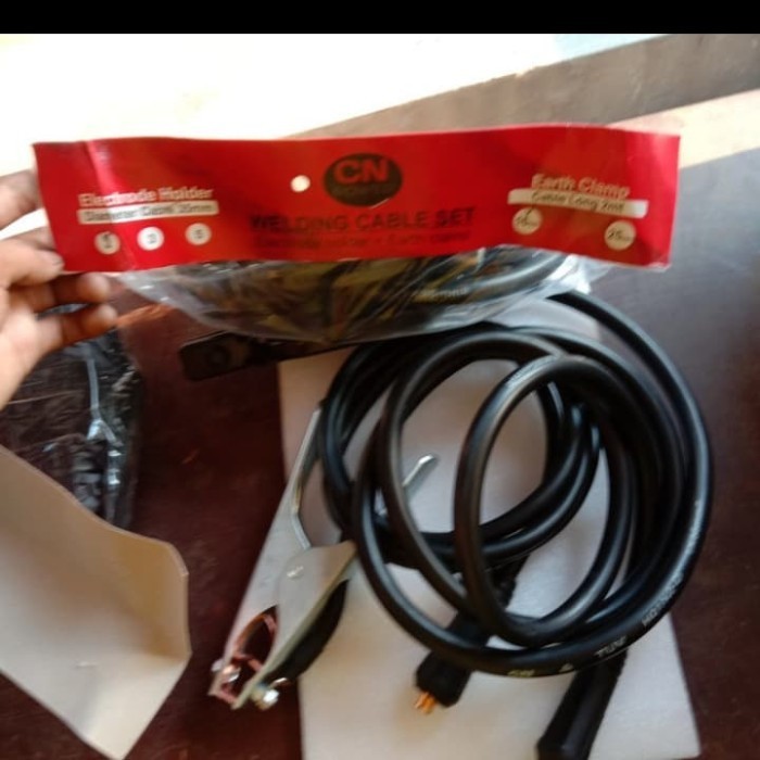 Jual Paket Set Tang Las & Tang Massa & Kabel 2 Meter Stang Las Listrik | Shopee Indonesia