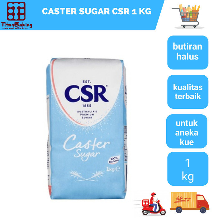 Jual Caster Sugar Csr 1 Kg / Gula Butiran Halus - Adelineez | Shopee ...