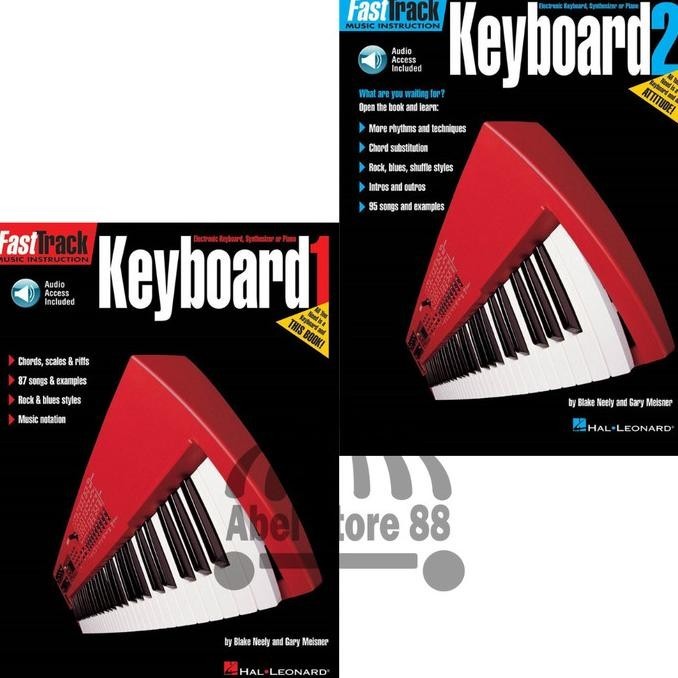 Jual Jual! Fasttrack Keyboard Method Book 1/2 Buku Belajar Keyboard ...