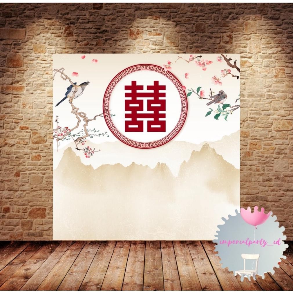 Jual DCF Custom Backdrop Banner Spanduk Lamaran Sangjit Tunangan ...