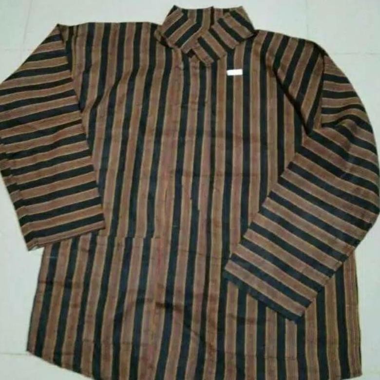 Jual Promo Kemerdekaan Surjan Lurik Dewasa Baju Surjan Lurik Baju Adat ...