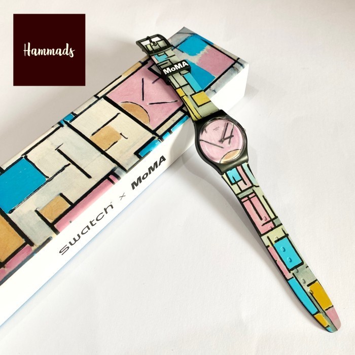 Jual SWATCH X MOMA COMPOSITION IN OVAL WITH COLOR PLANES 1 BY PIET ...