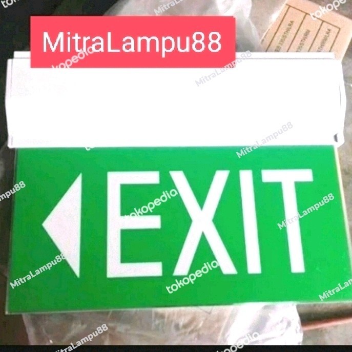 Jual Terbaik Lampu Emergency Exit Gantung/Exit Lamp Led Vitalite Lampu ...