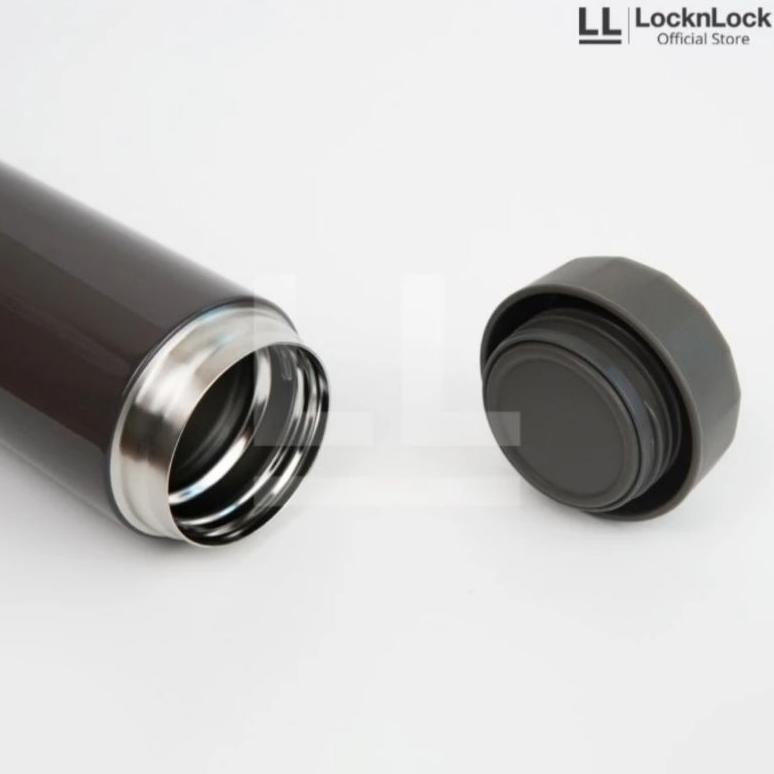 Jual KJH LocknLock Minimal Tumbler 340ml - LHC4814 - GREY RED IVORY - Botol minum thermos panas ...